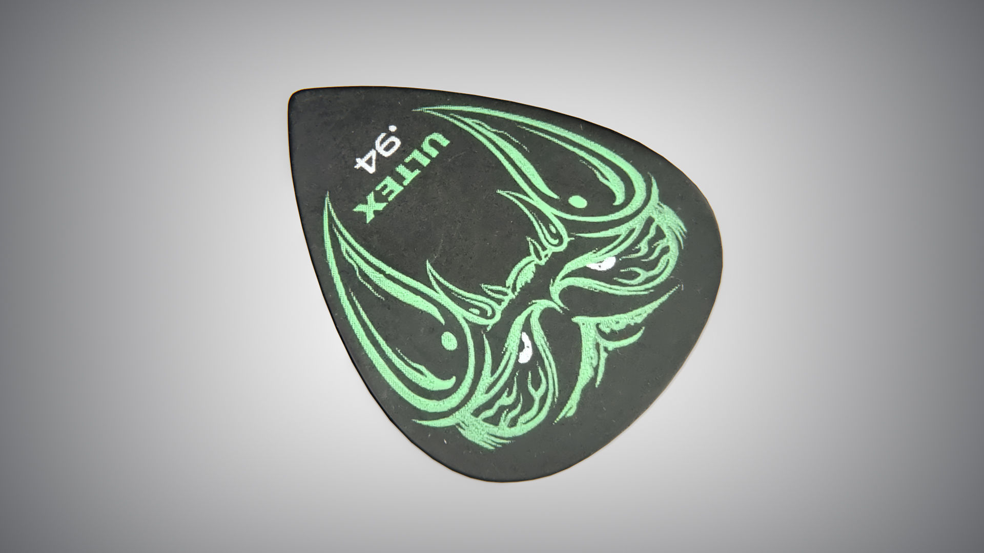 Dunlop Hetfields Black Fang Pick PBR free VR / AR / low-poly 3D model ...
