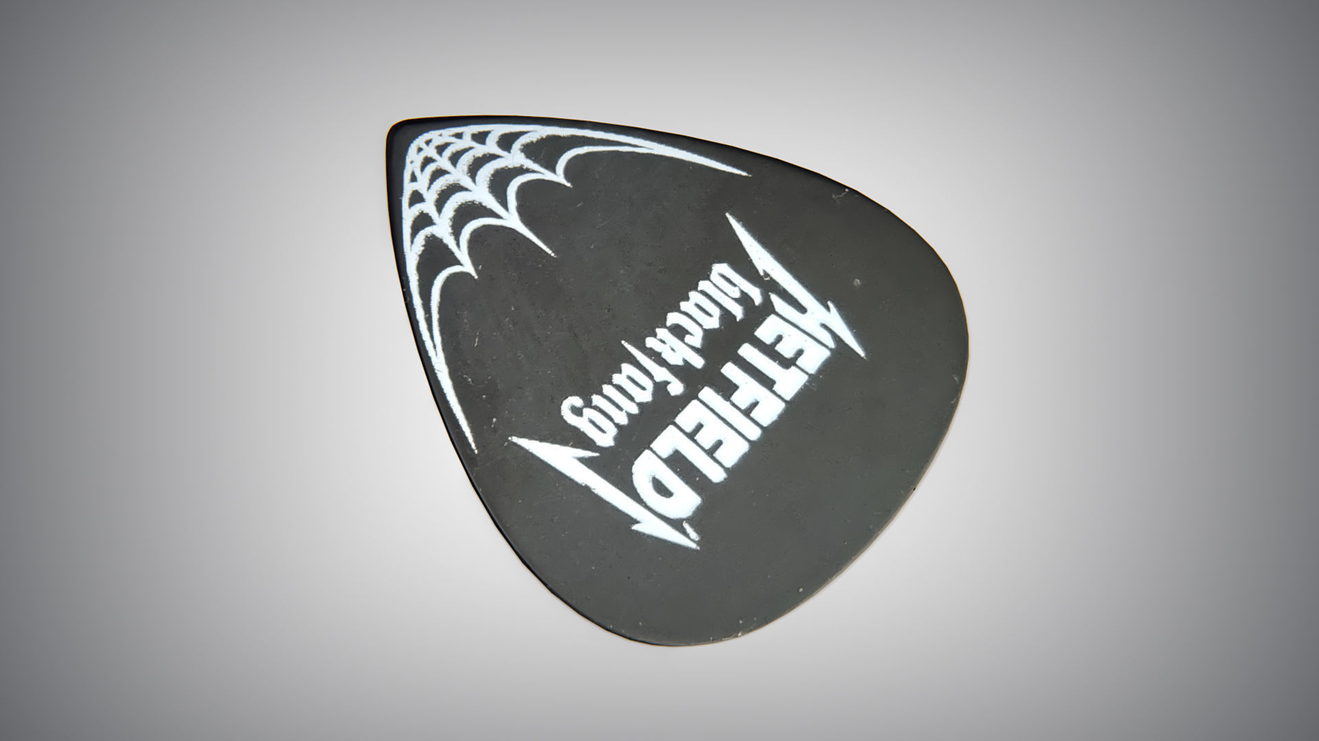 Dunlop Hetfields Black Fang Pick PBR free VR / AR / low-poly 3D model ...