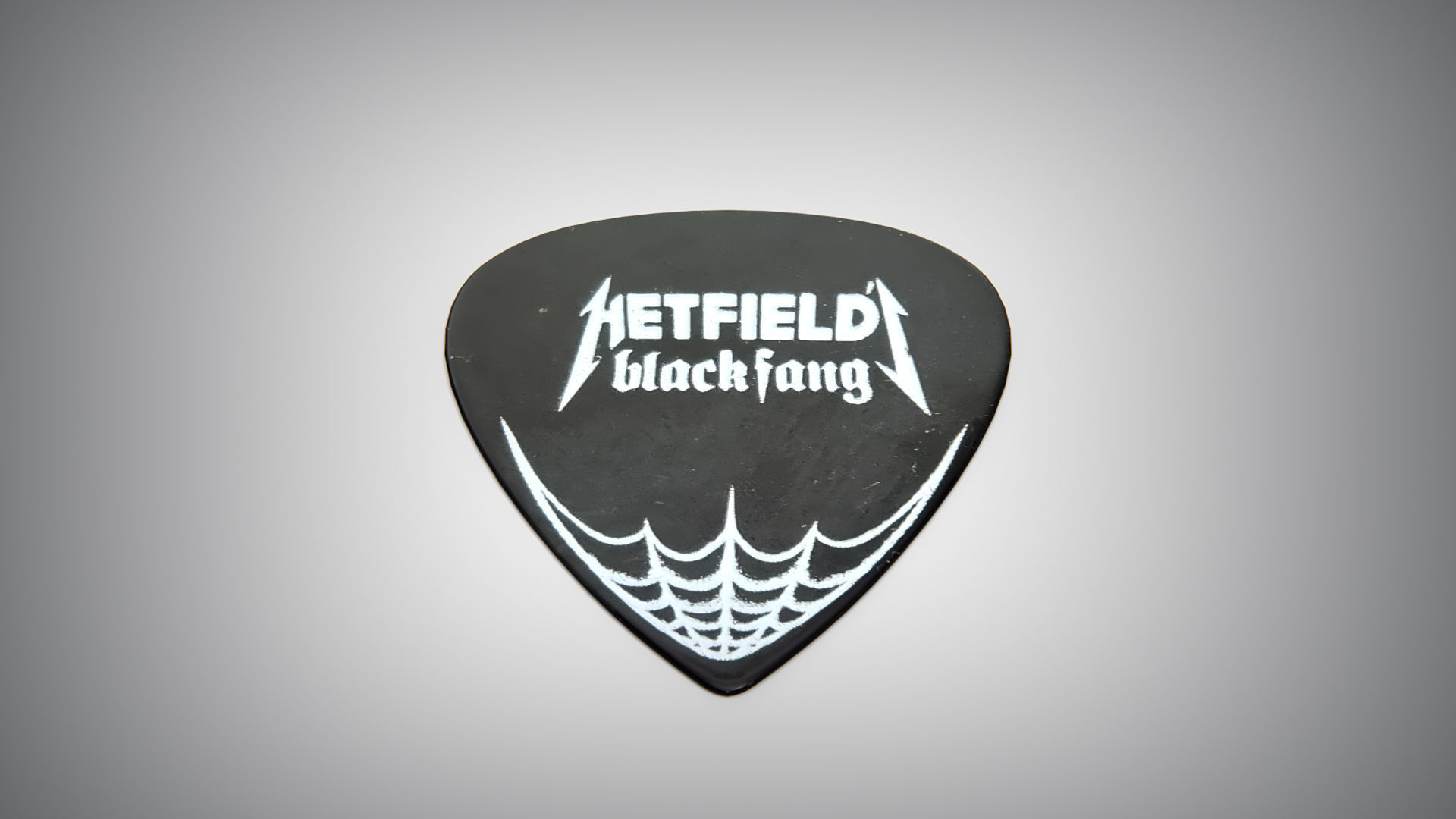 Dunlop Hetfields Black Fang Pick PBR free VR / AR / low-poly 3D model ...