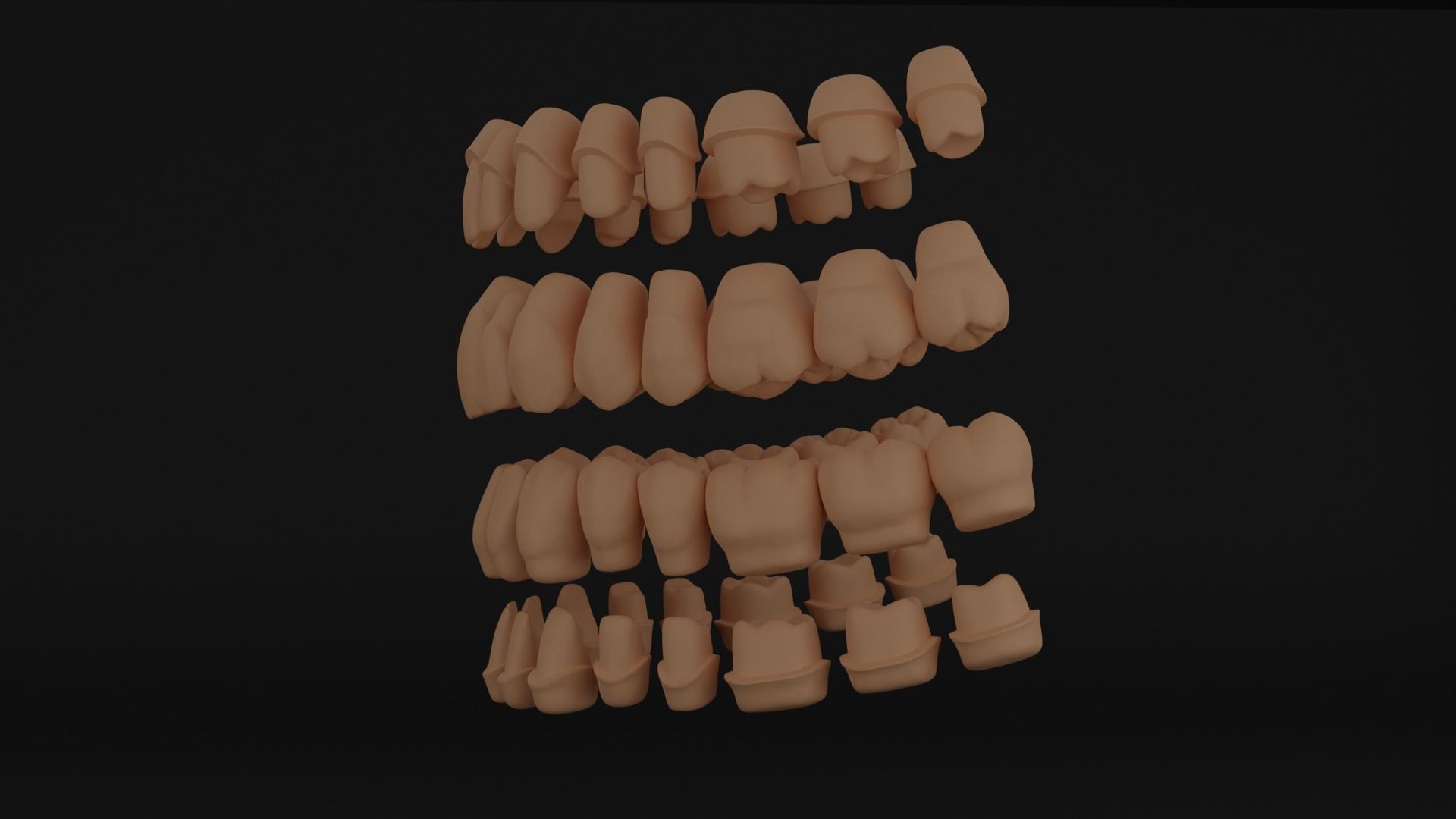 teeth restoration 3D print model 3D model 3D printable | CGTrader