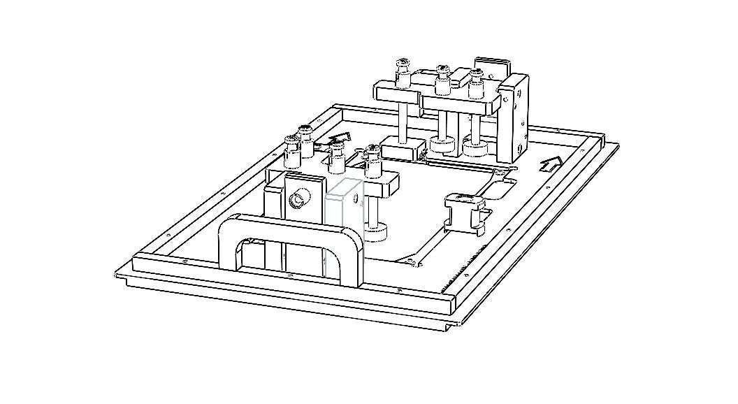 PCB Wave Soldering Pallet MOD5010 3D model rigged | CGTrader