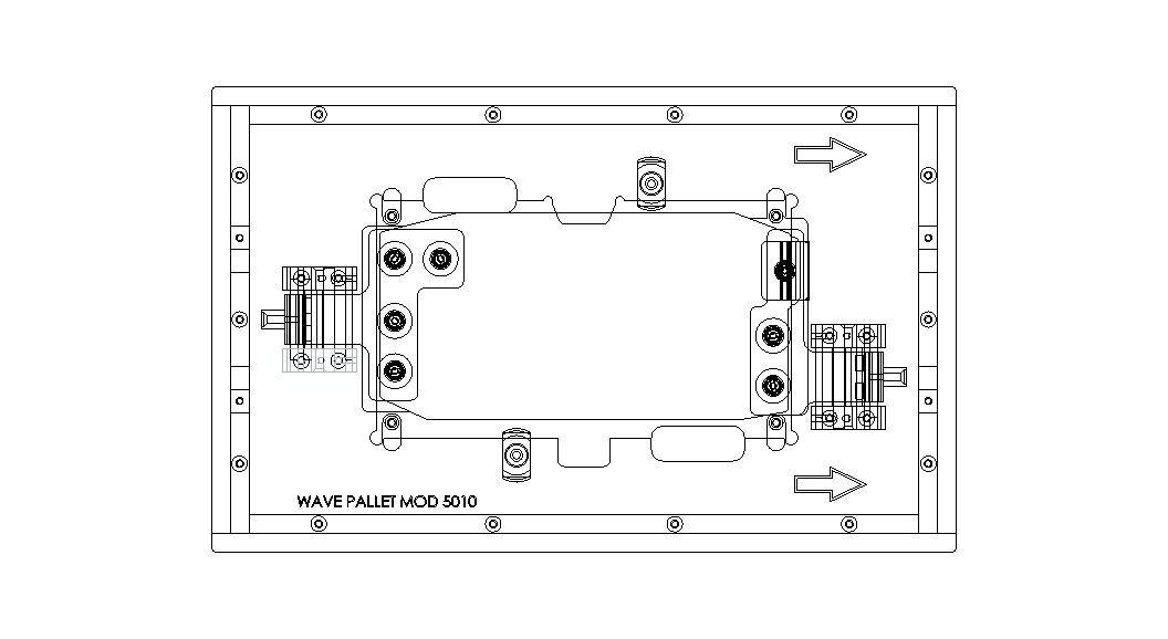 PCB Wave Soldering Pallet MOD5010 3D model rigged | CGTrader