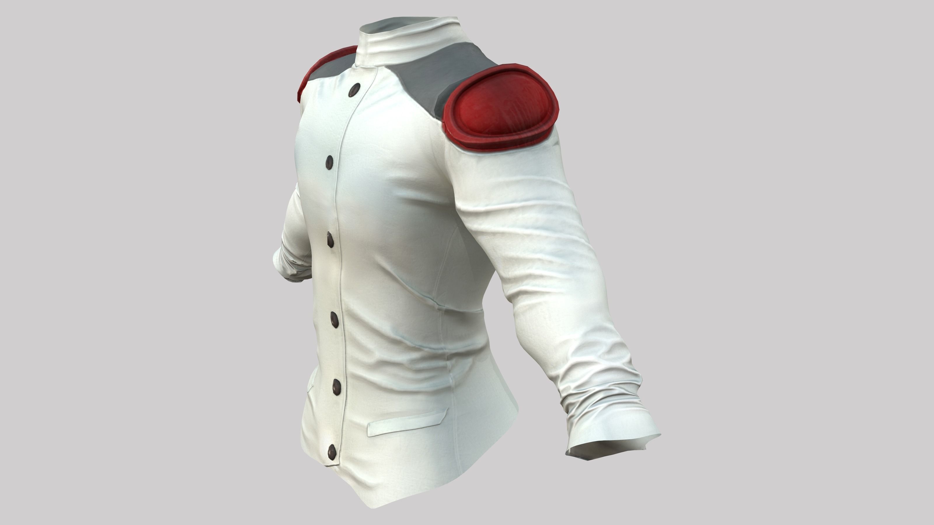 3D model Mens Space Agent Jacket VR / AR / low-poly | CGTrader