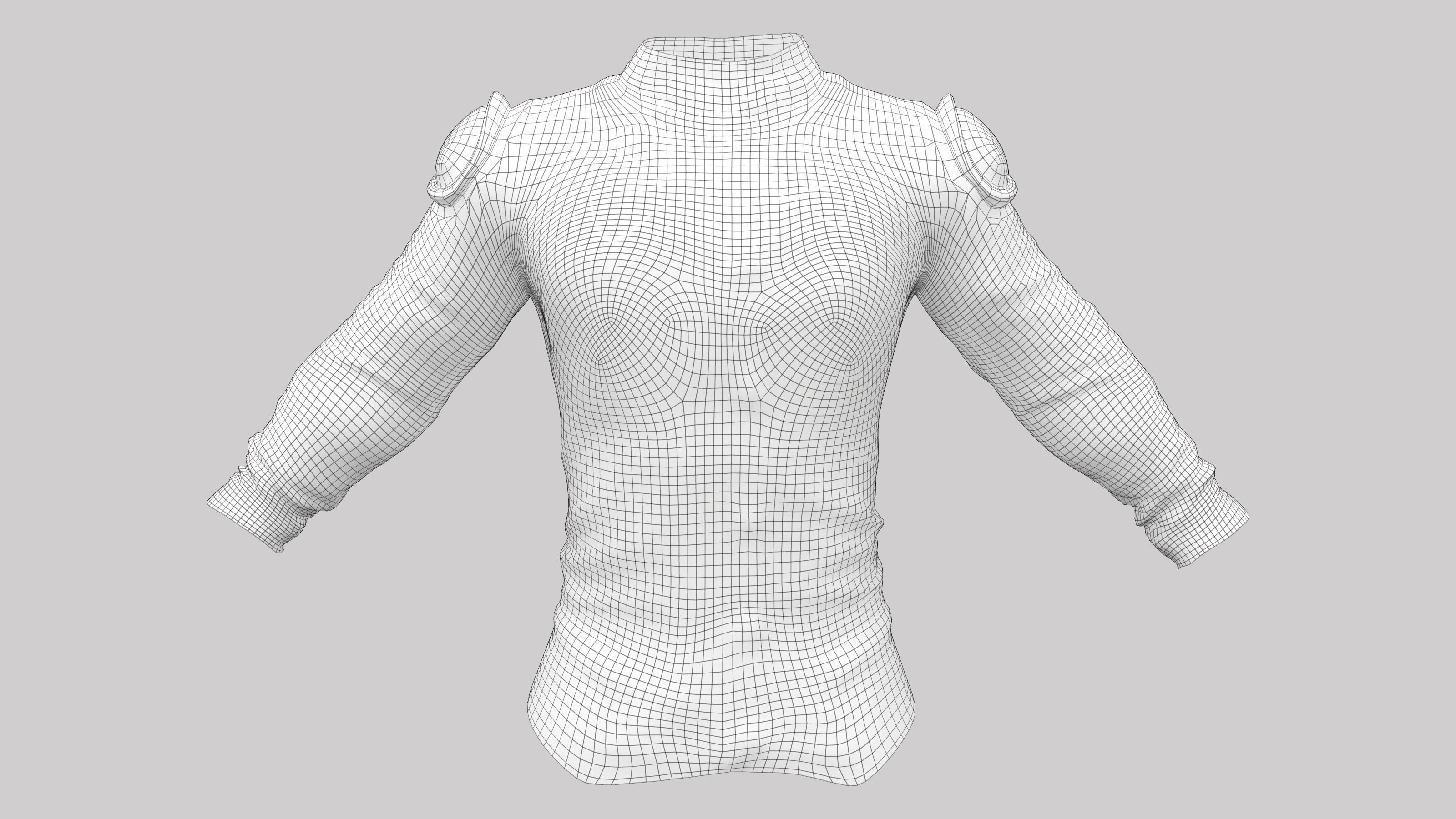 3D model Mens Space Agent Jacket VR / AR / low-poly | CGTrader