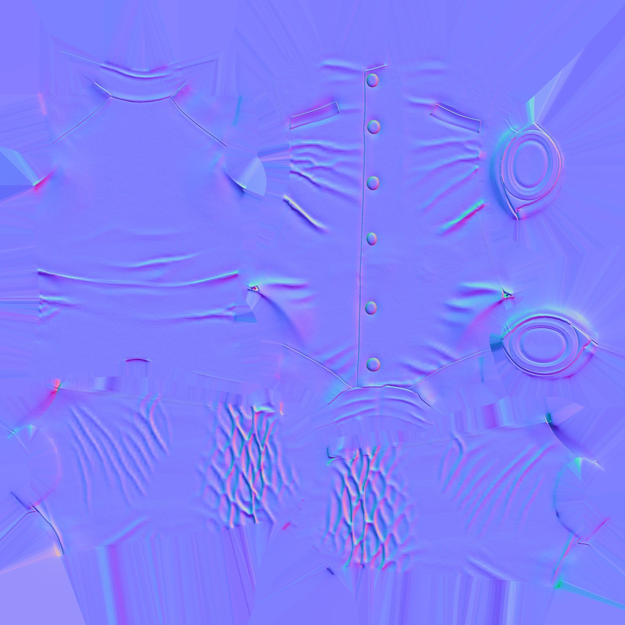 3D model Mens Space Agent Jacket VR / AR / low-poly | CGTrader