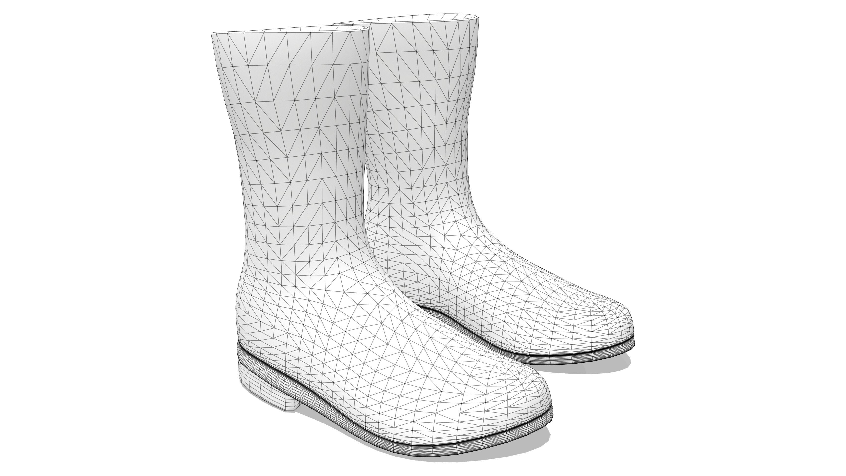 3D model Space Agent Boots VR / AR / low-poly | CGTrader