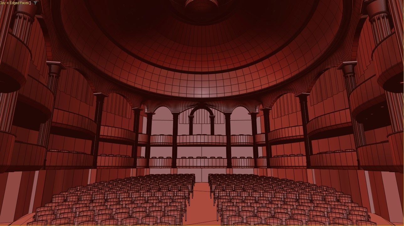 3D model Classic Theatre 2 VR / AR / low-poly | CGTrader