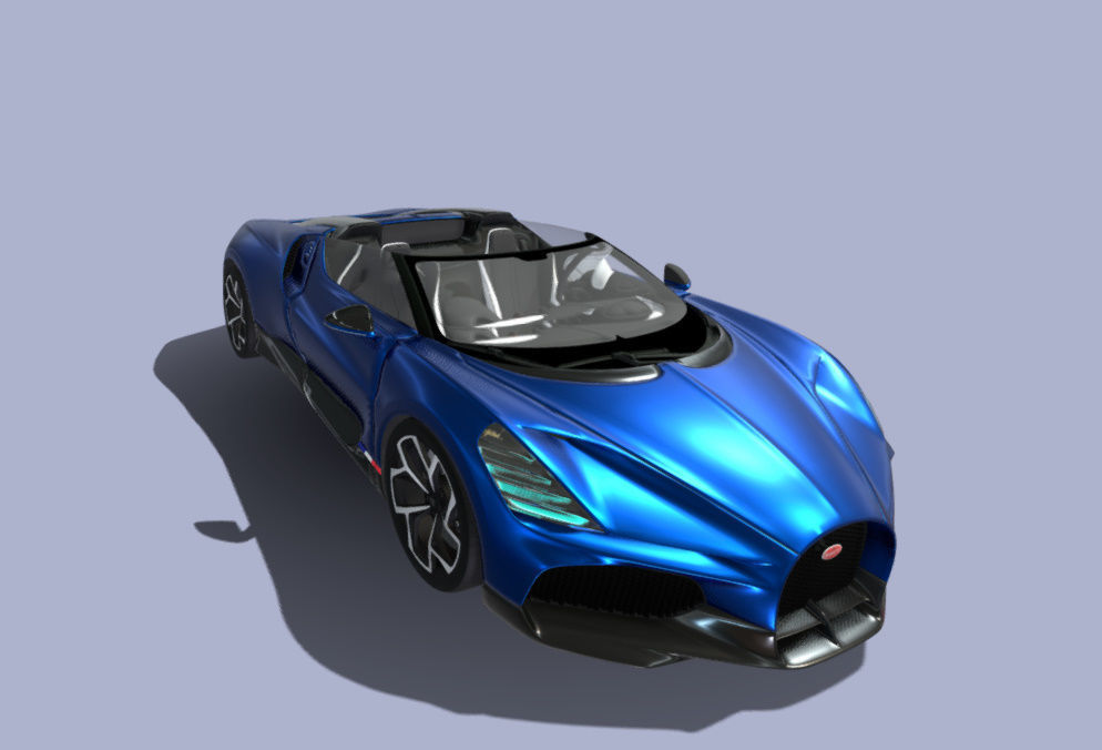 Bugatti mistral 3D model | CGTrader