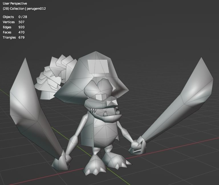 3D model Kutlass from DKC2 - N64 version VR / AR / low-poly | CGTrader