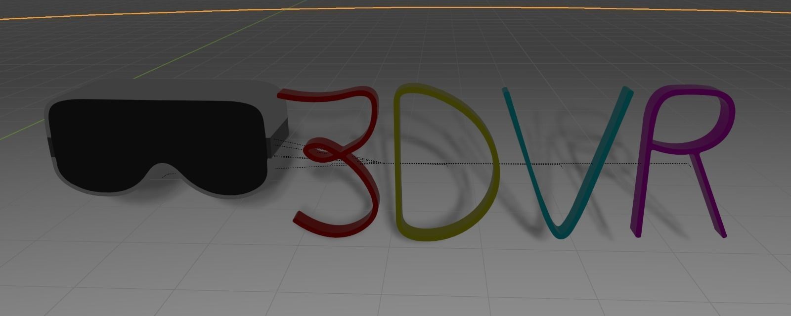 3dvr Logo 3D model | CGTrader