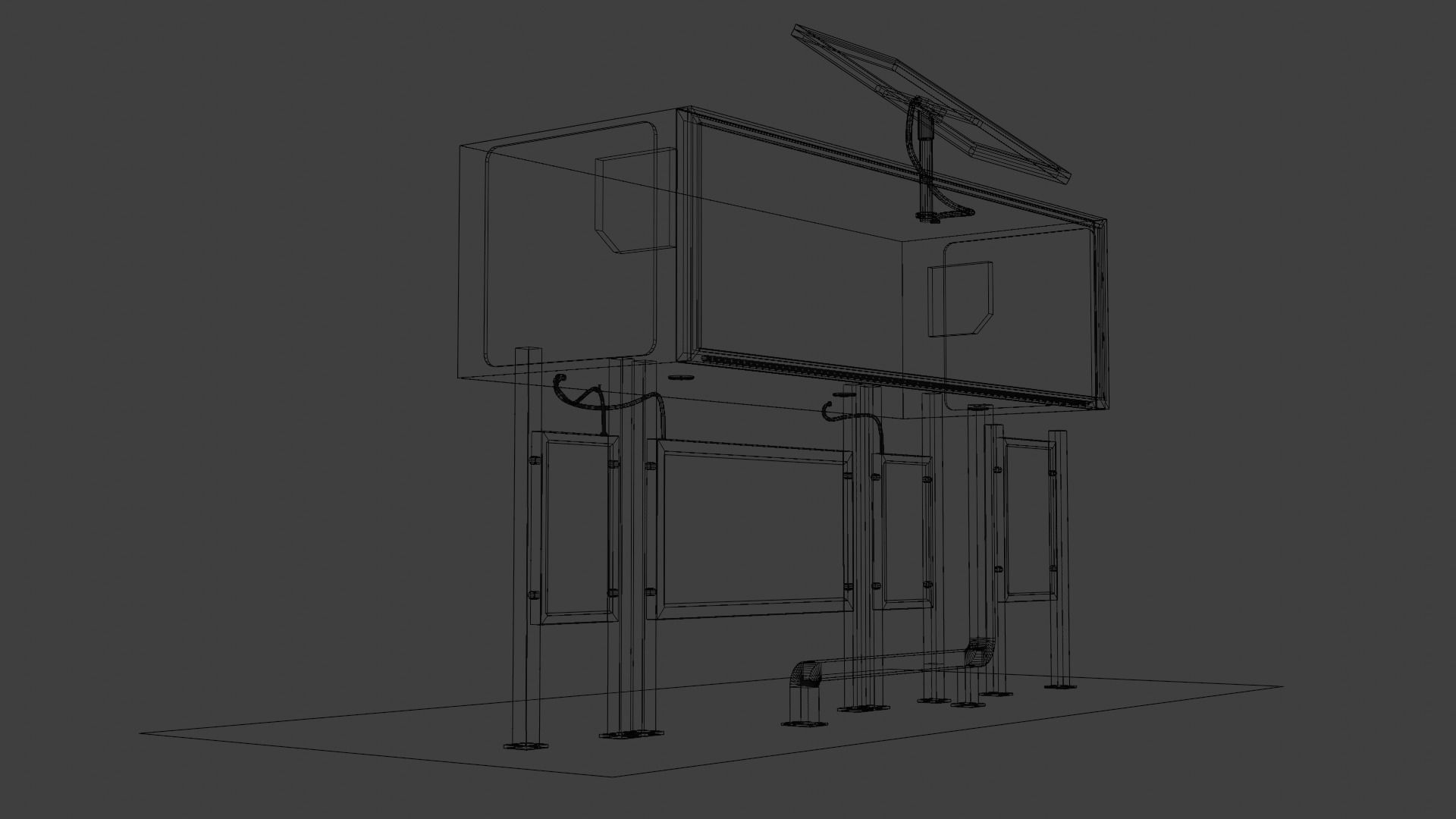 Bus Station free 3D model | CGTrader