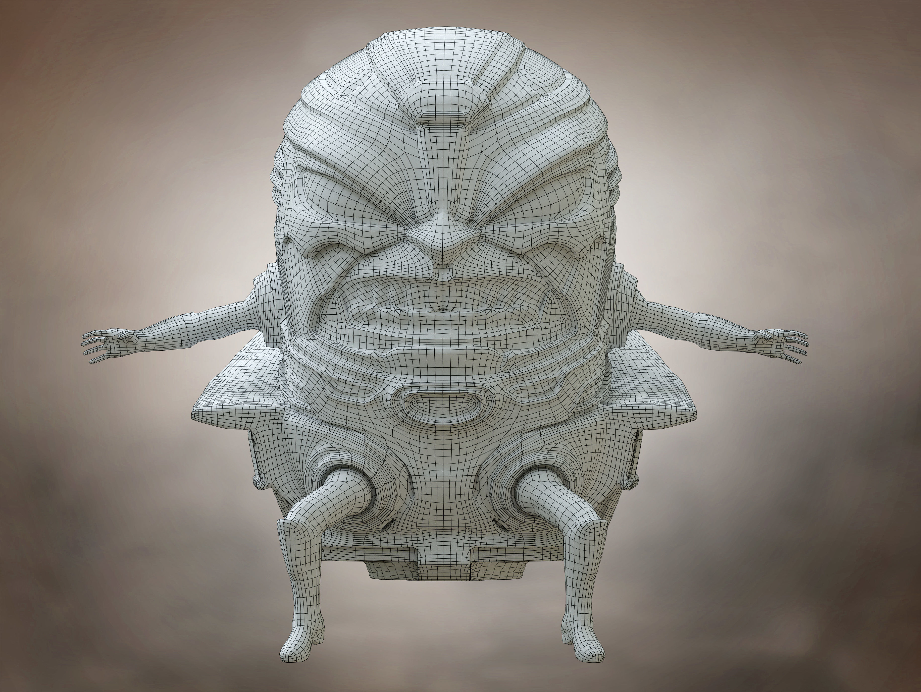 3D model MODOK VR / AR / low-poly rigged | CGTrader