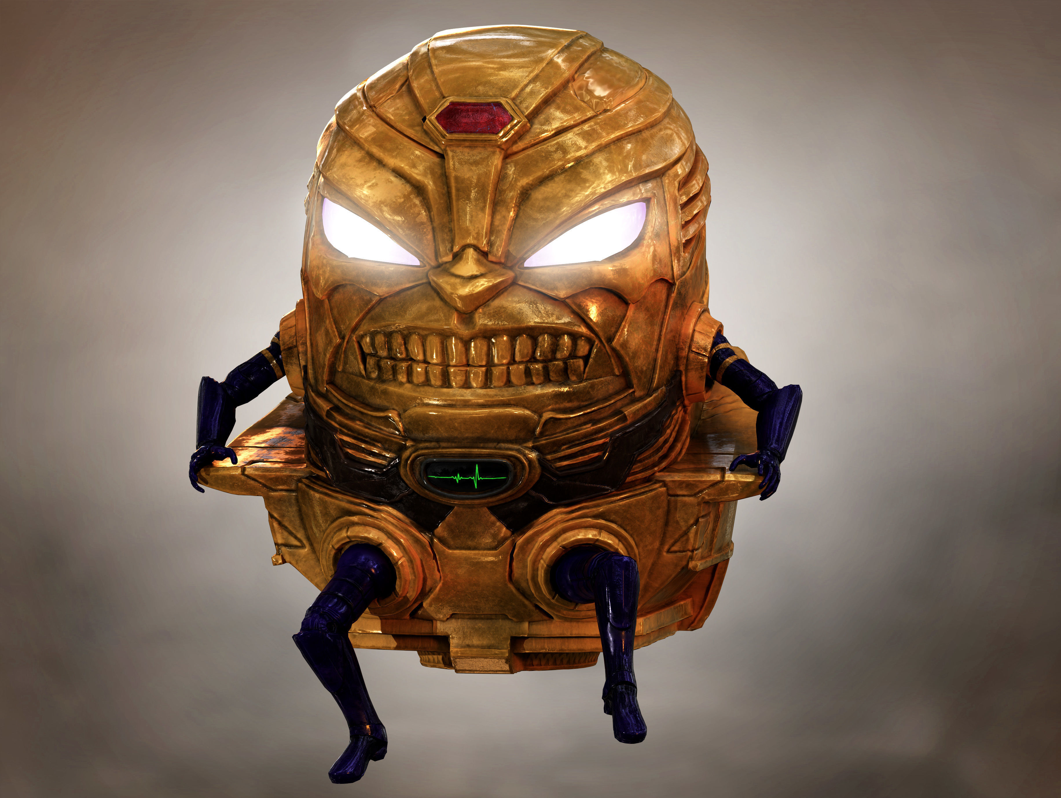 3D model MODOK VR / AR / low-poly rigged | CGTrader