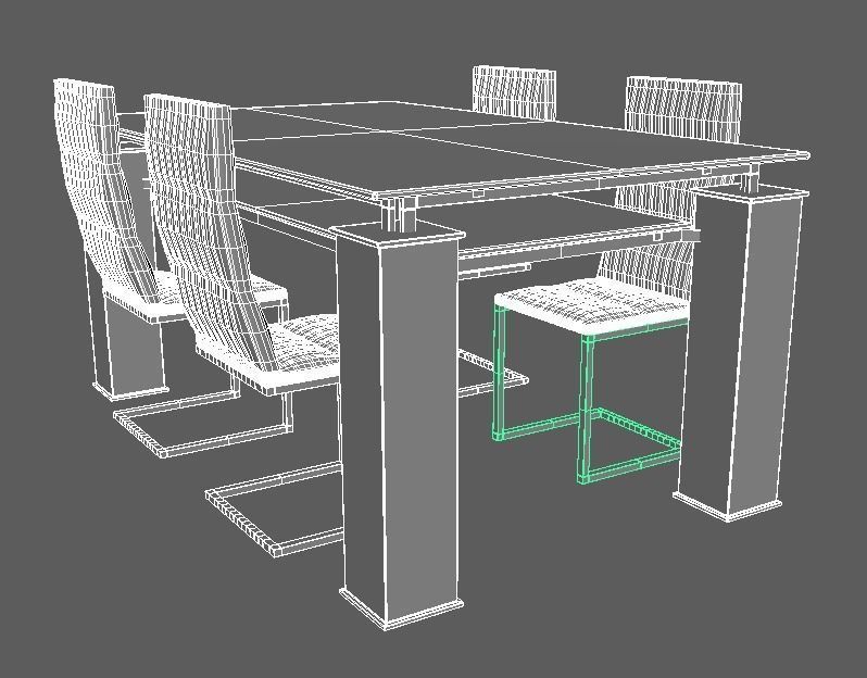 3D model Dining Table Nitori VR / AR / low-poly | CGTrader