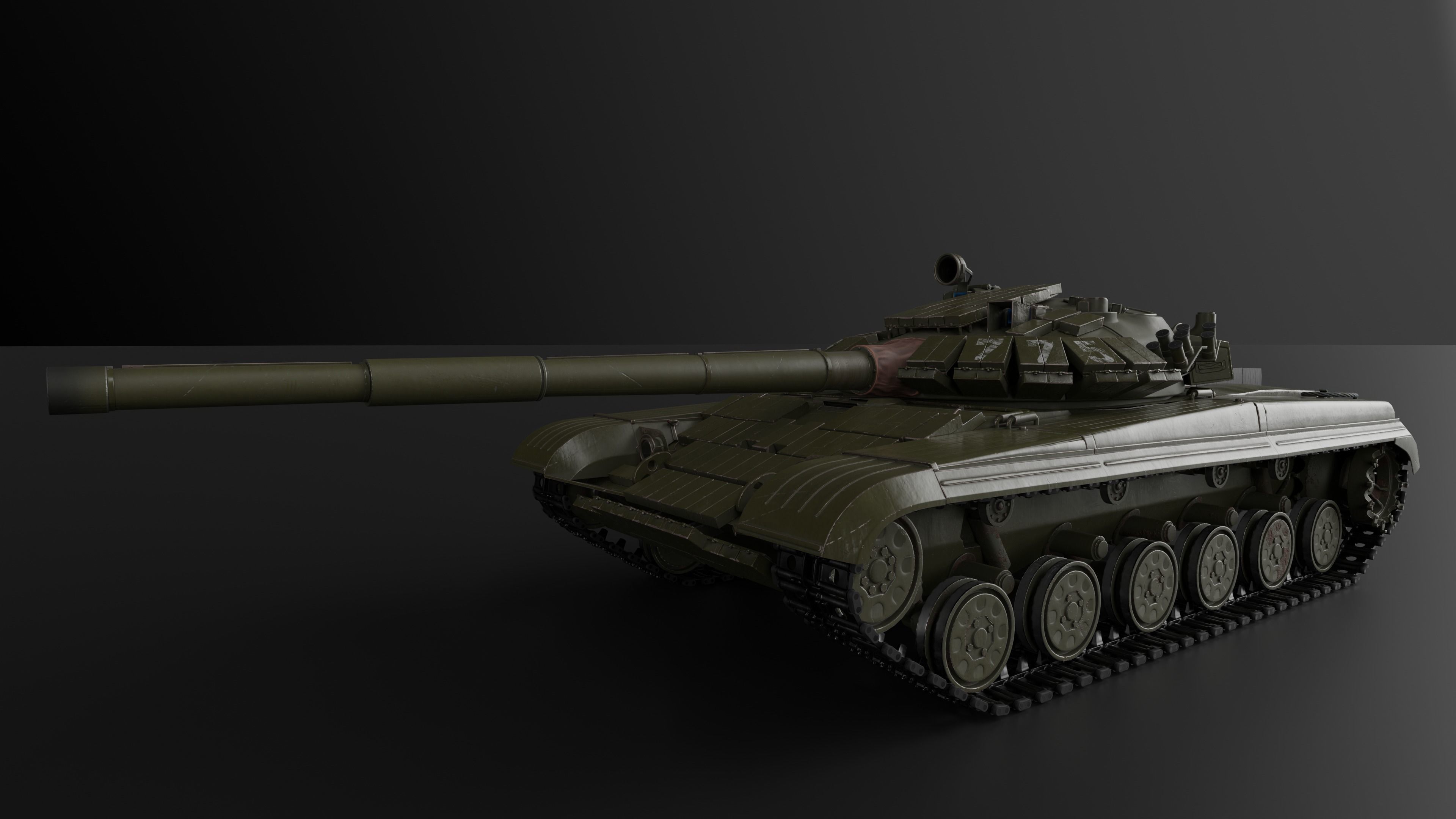 T-64 B 3D model | CGTrader