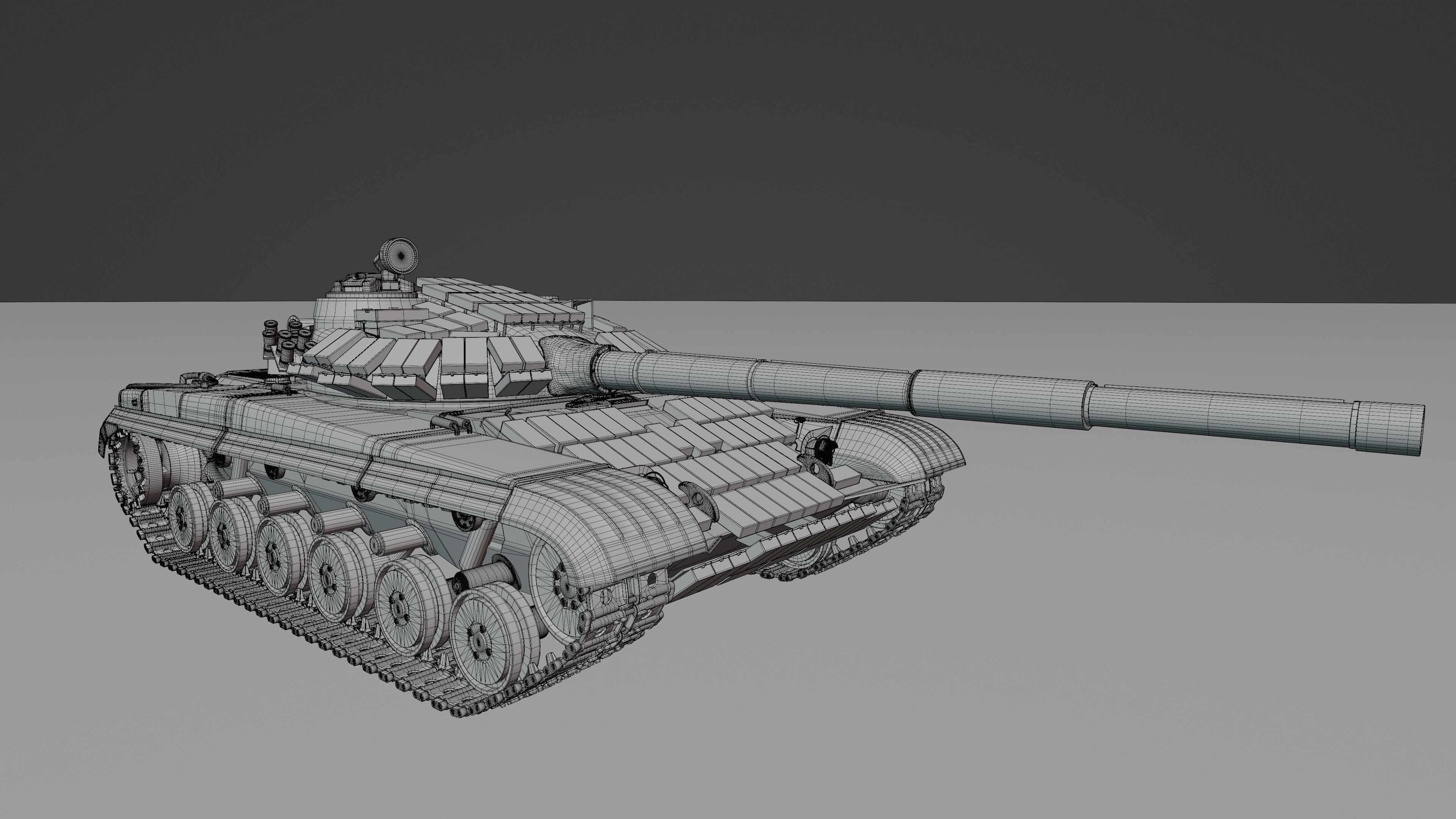 T-64 B 3D model | CGTrader