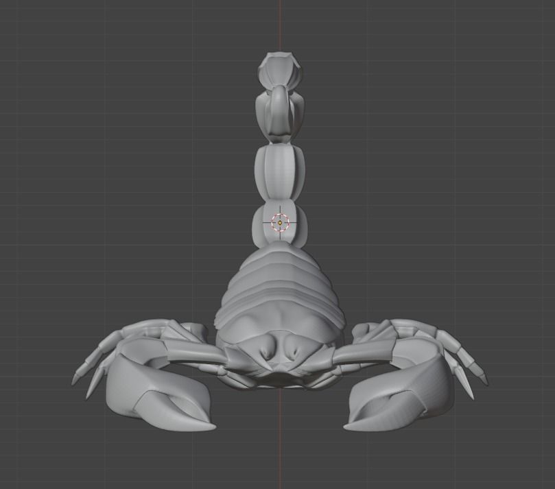 Scorpion 3D model 3D printable | CGTrader
