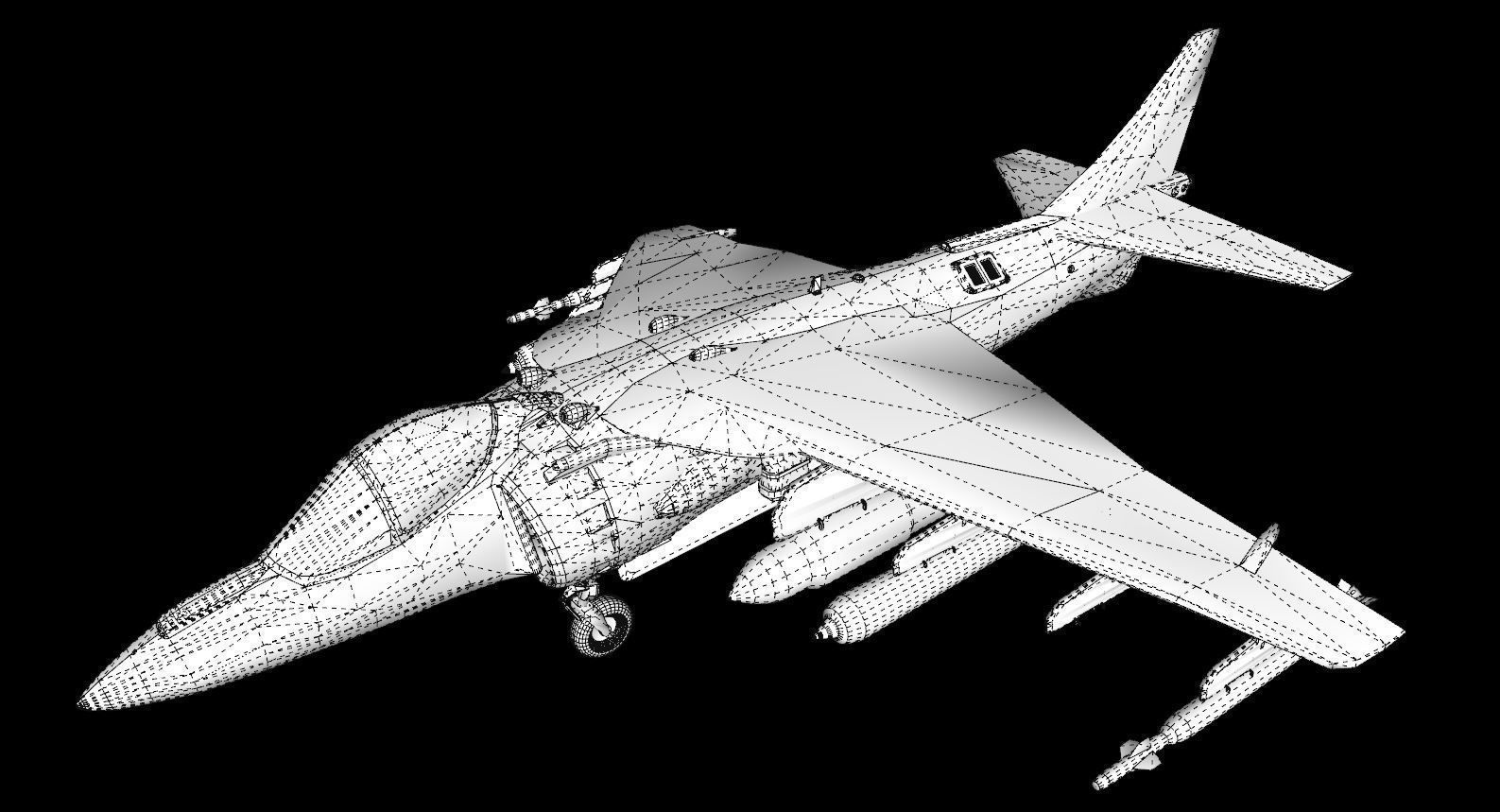 HARRIER 3D model | CGTrader