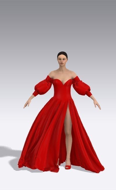 3D model Mix dress look Style VR / AR / low-poly | CGTrader
