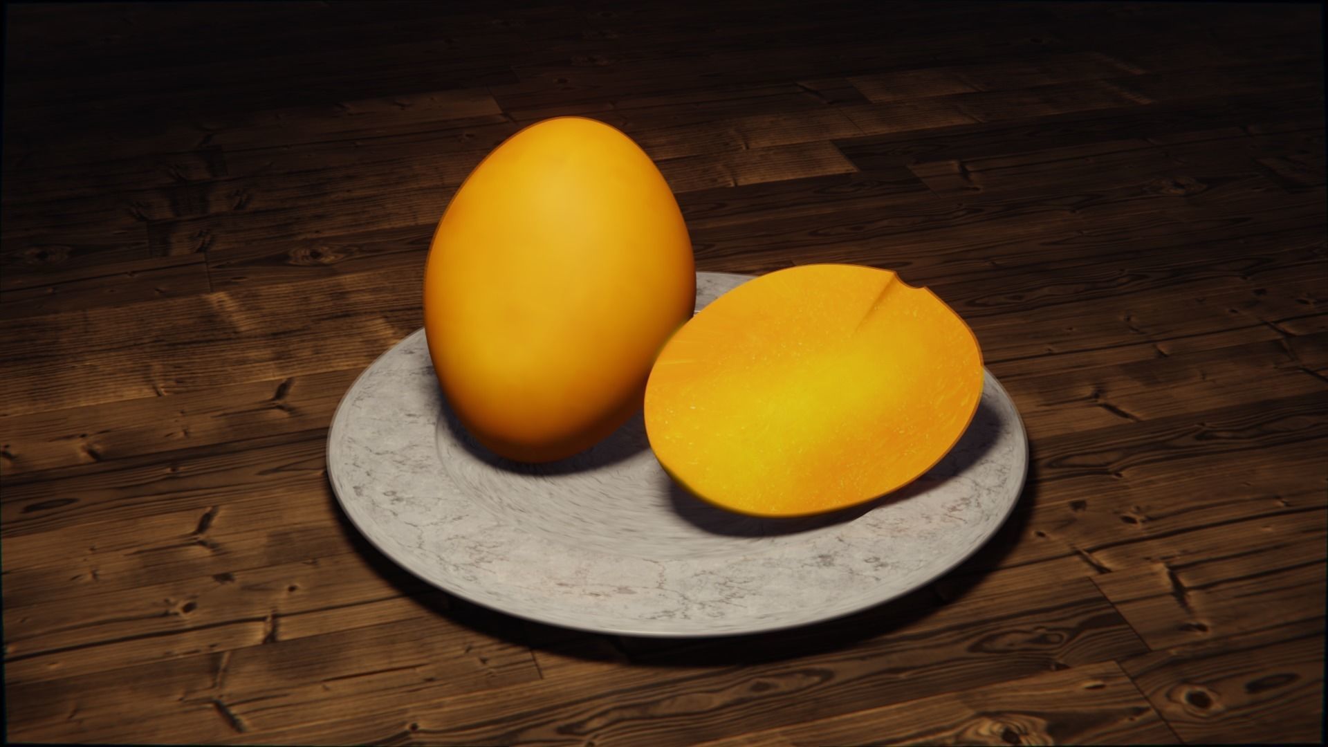 3D model Mango Fruit 3D Model VR / AR / low-poly rigged animated | CGTrader
