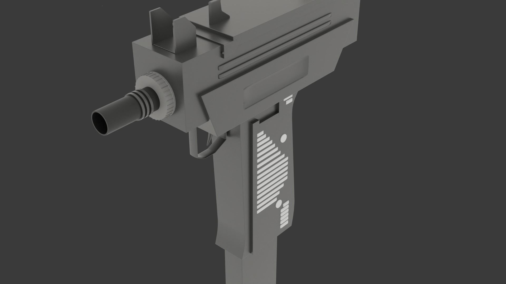 3D model UZI Low-poly 3D model VR / AR / low-poly | CGTrader