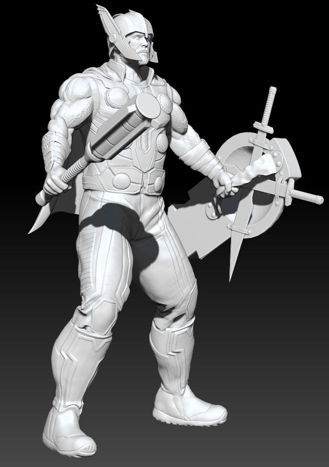 Thor Ragnarok free 3D model 3D printable | CGTrader