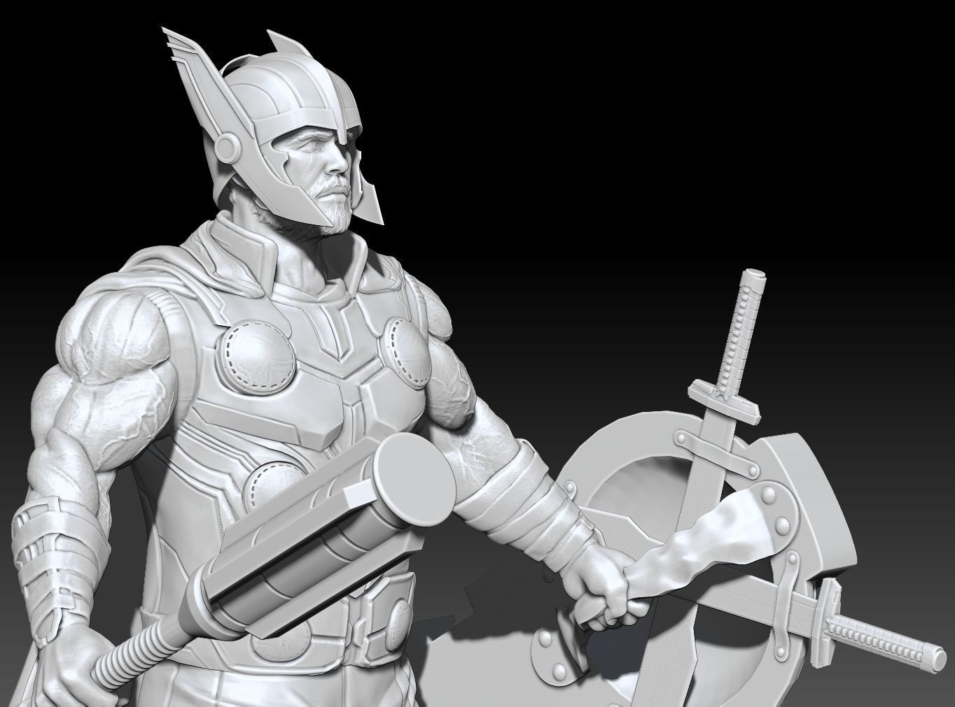 Thor Ragnarok free 3D model 3D printable | CGTrader