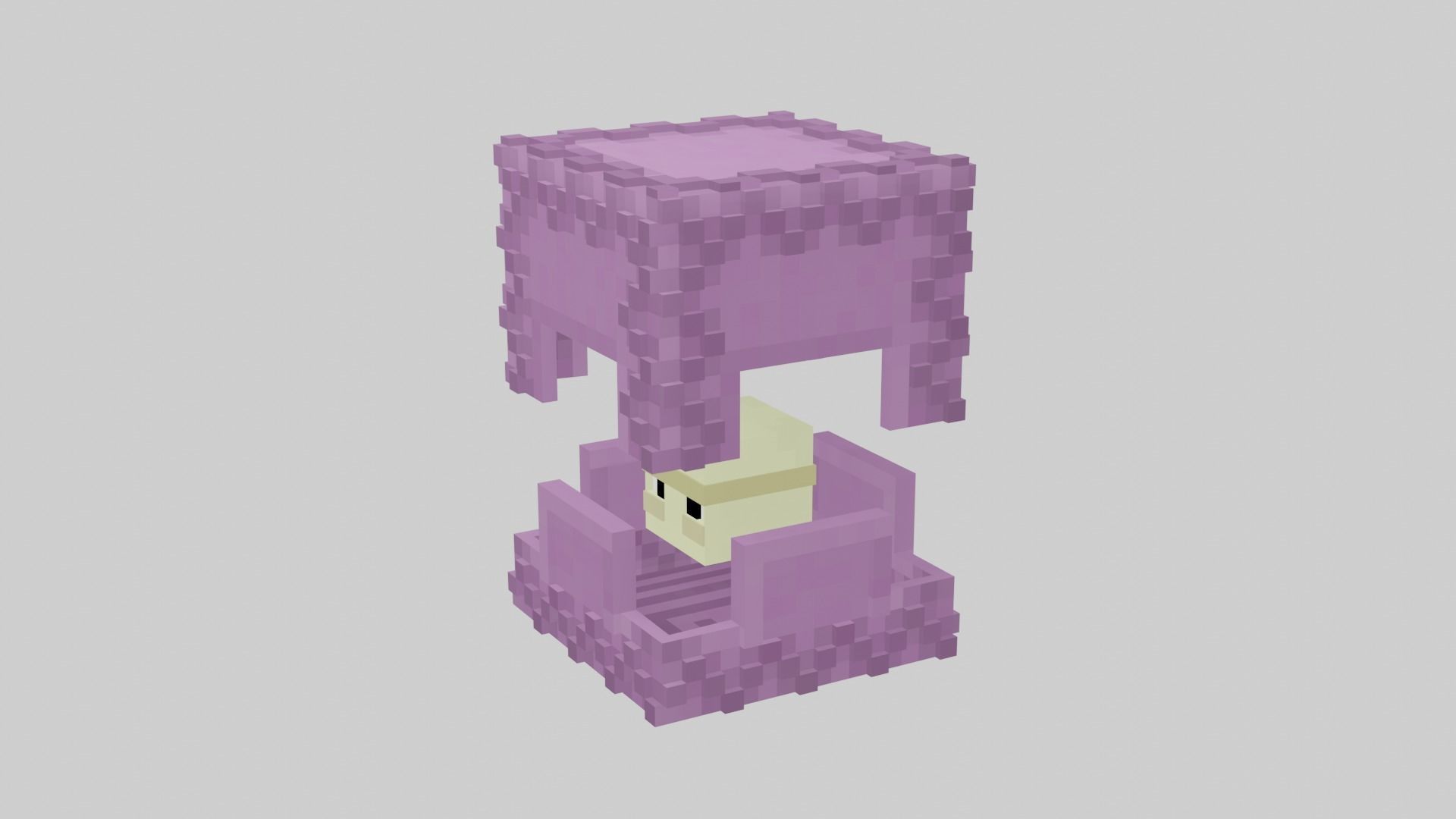 3D model Minecraft Shulker VR / AR / low-poly | CGTrader