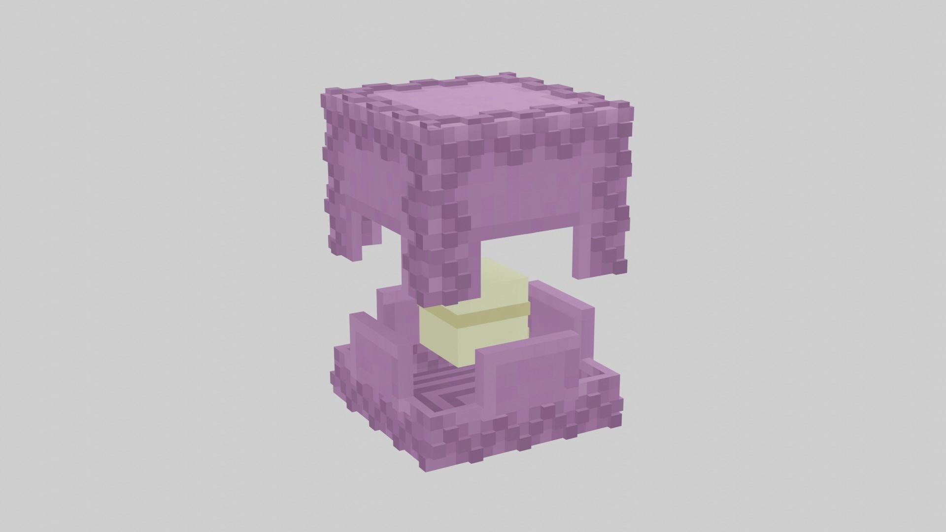 3D model Minecraft Shulker VR / AR / low-poly | CGTrader