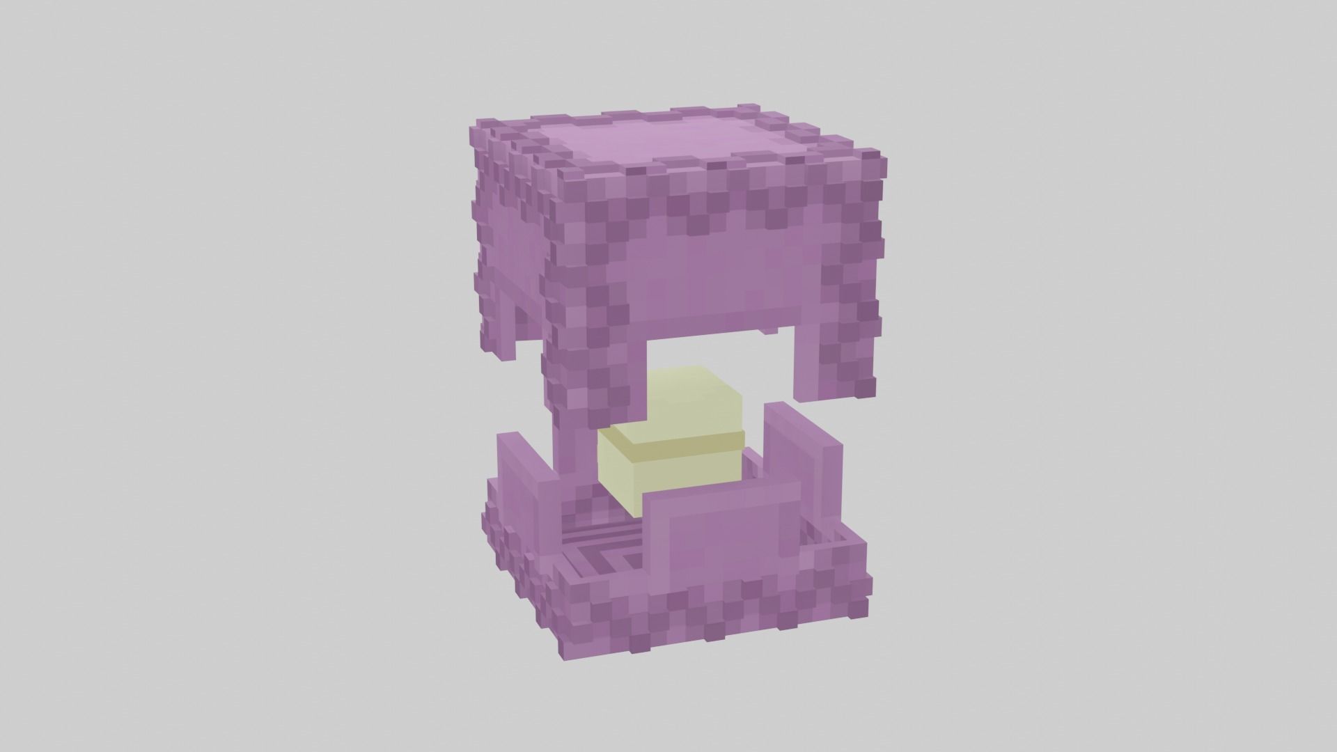 3D model Minecraft Shulker VR / AR / low-poly | CGTrader