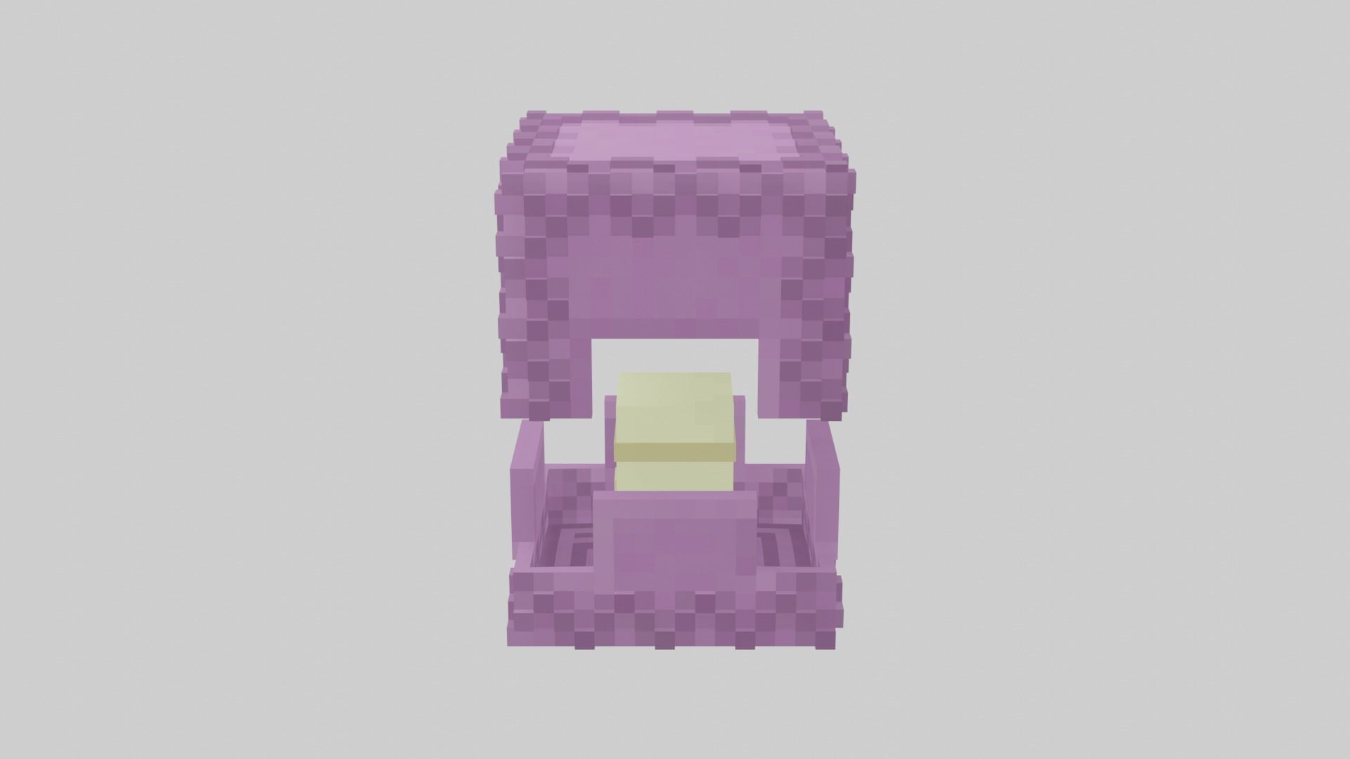 3D model Minecraft Shulker VR / AR / low-poly | CGTrader