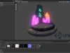 Stylized Runestone Crystal Model free VR / AR / low-poly 3D model ...