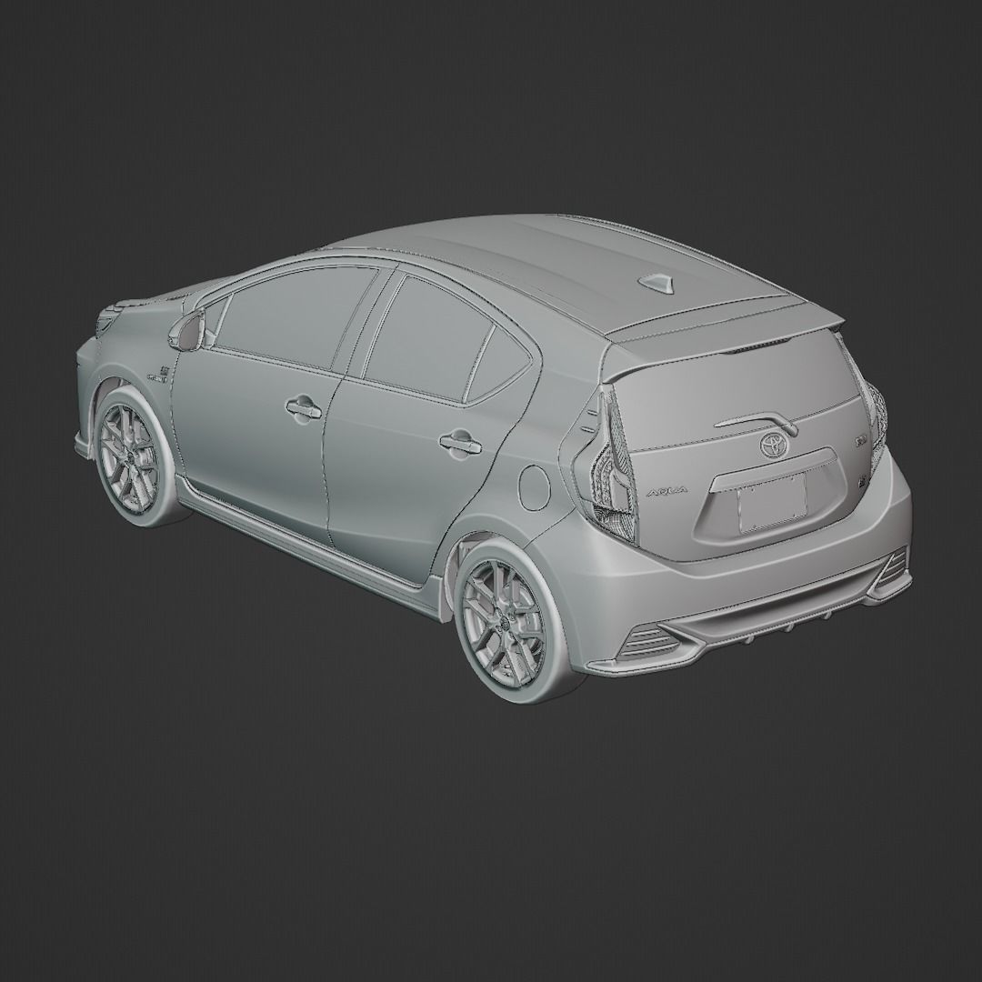 Toyota Aqua GR Sport 2020 3D model | CGTrader