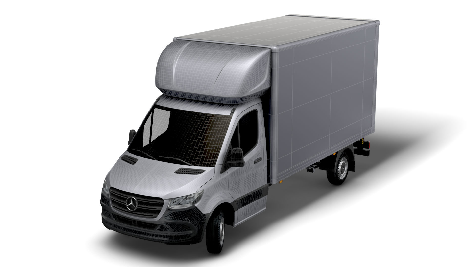 Mercedes Benz Sprinter Luton 2023 3D model | CGTrader