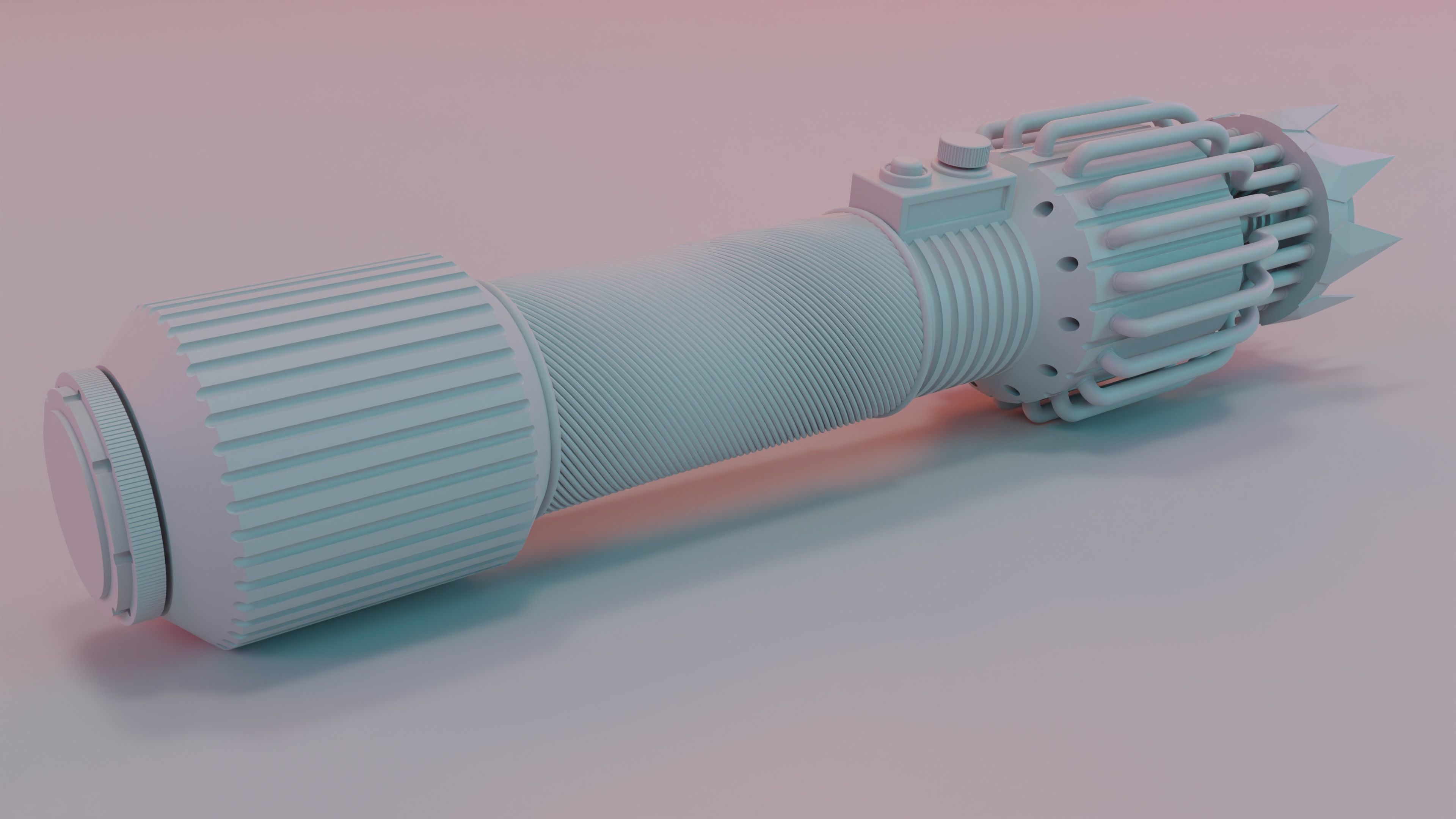 Lightsaber Sunray free 3D model | CGTrader