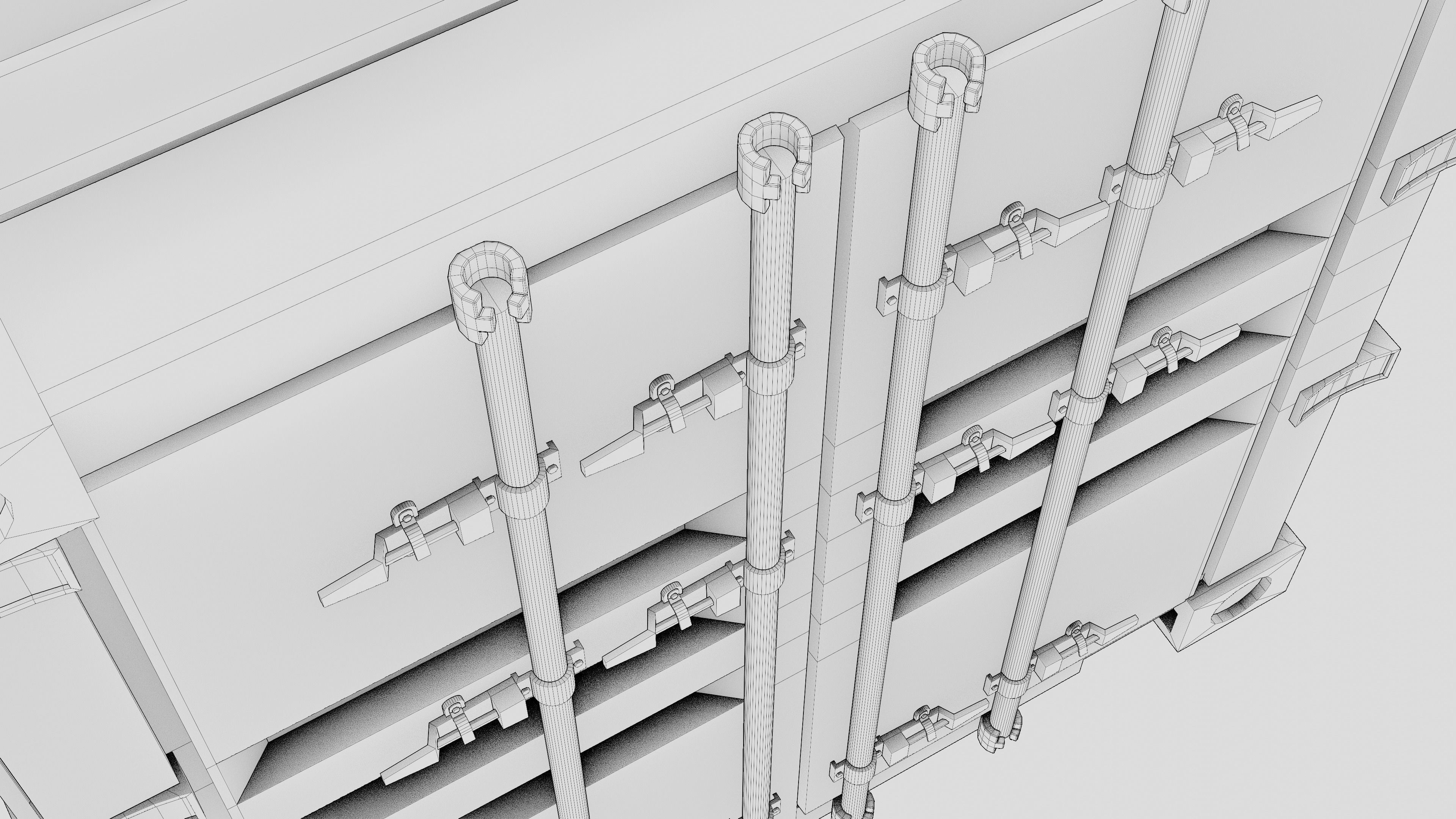 3D model Realistic Cargo Shipping Container 3D Model VR / AR / low-poly ...