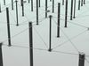 steel tension structure model 3D model | CGTrader