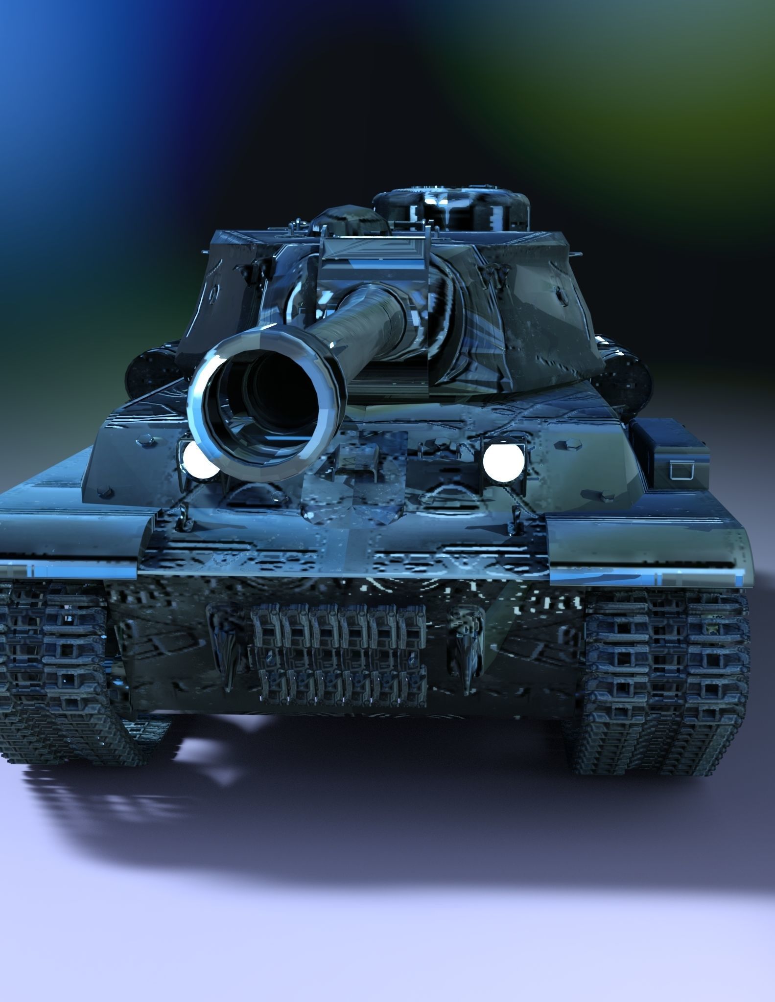Tanque IS2 3D model | CGTrader