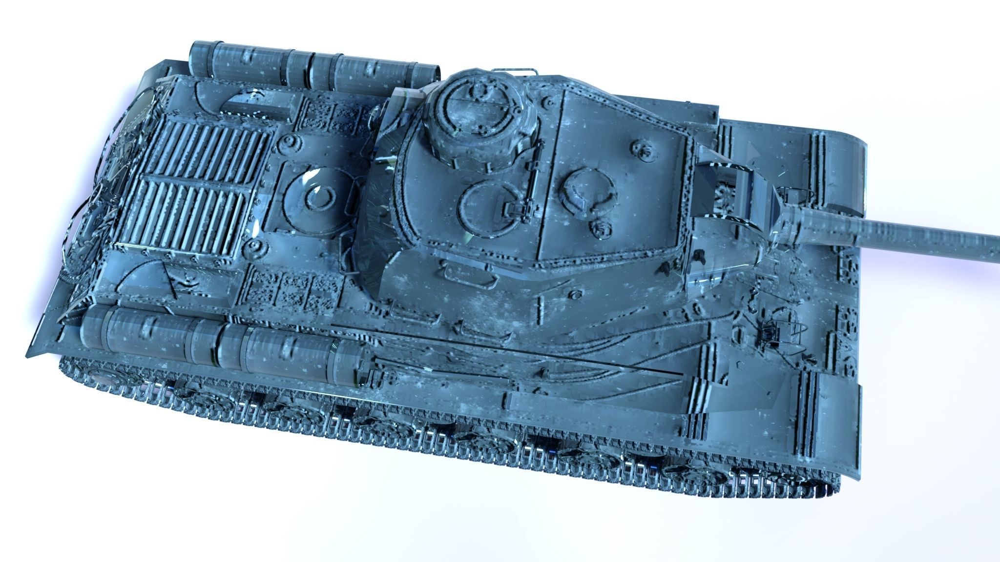 Tanque IS2 3D model | CGTrader