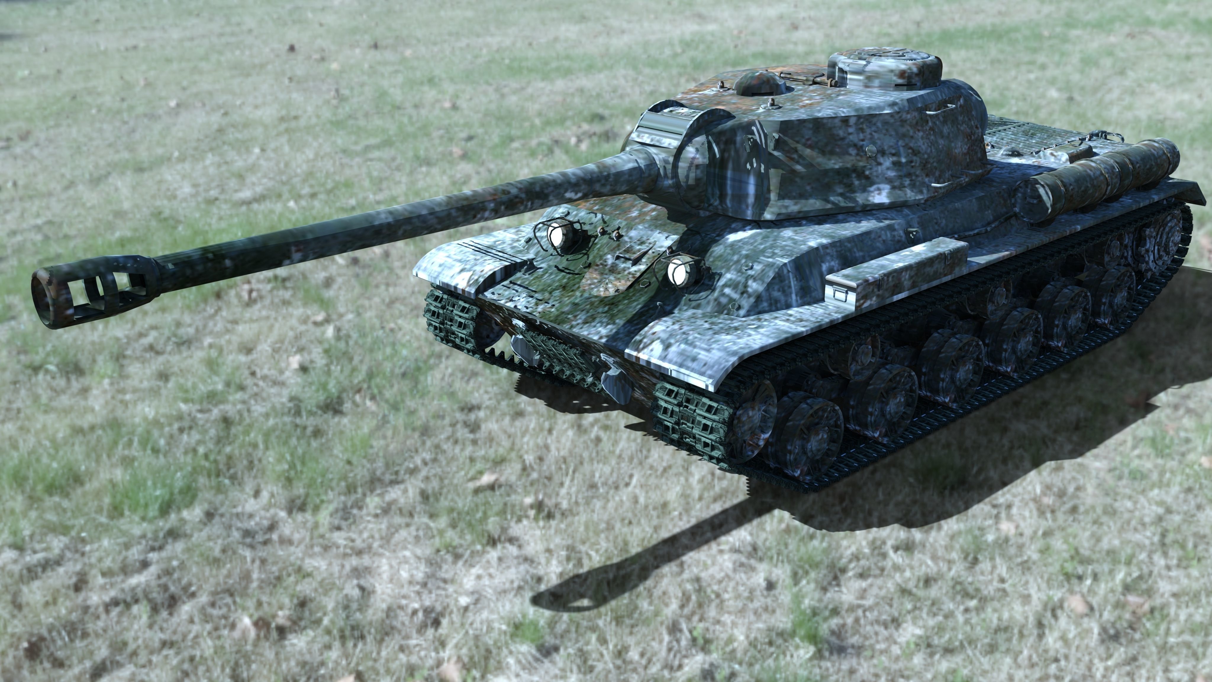 Tanque IS2 3D model | CGTrader