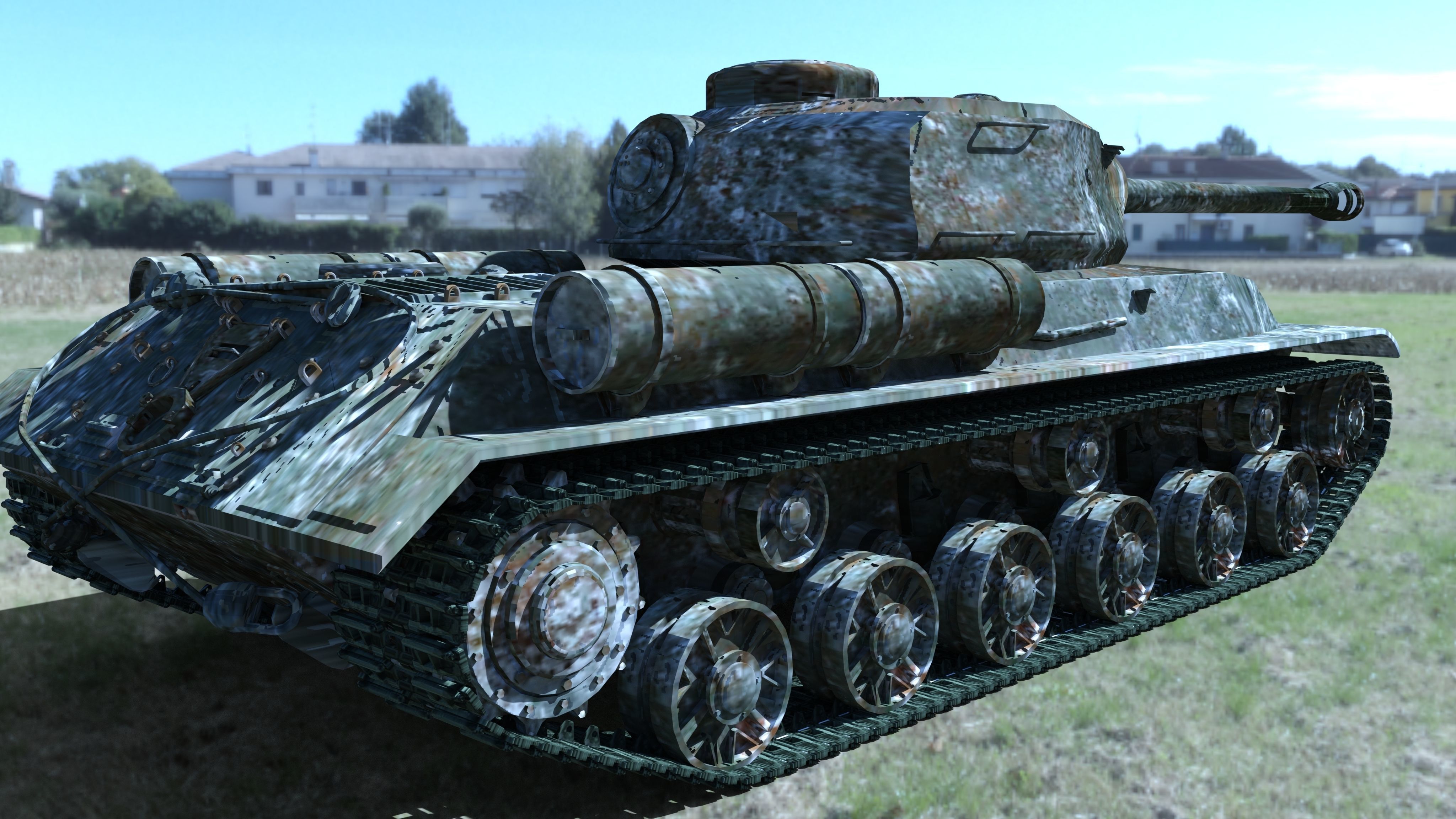 Tanque IS2 3D model | CGTrader