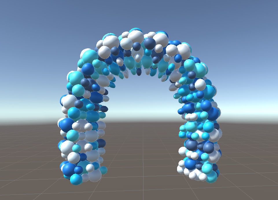 balloon gate 3D model | CGTrader