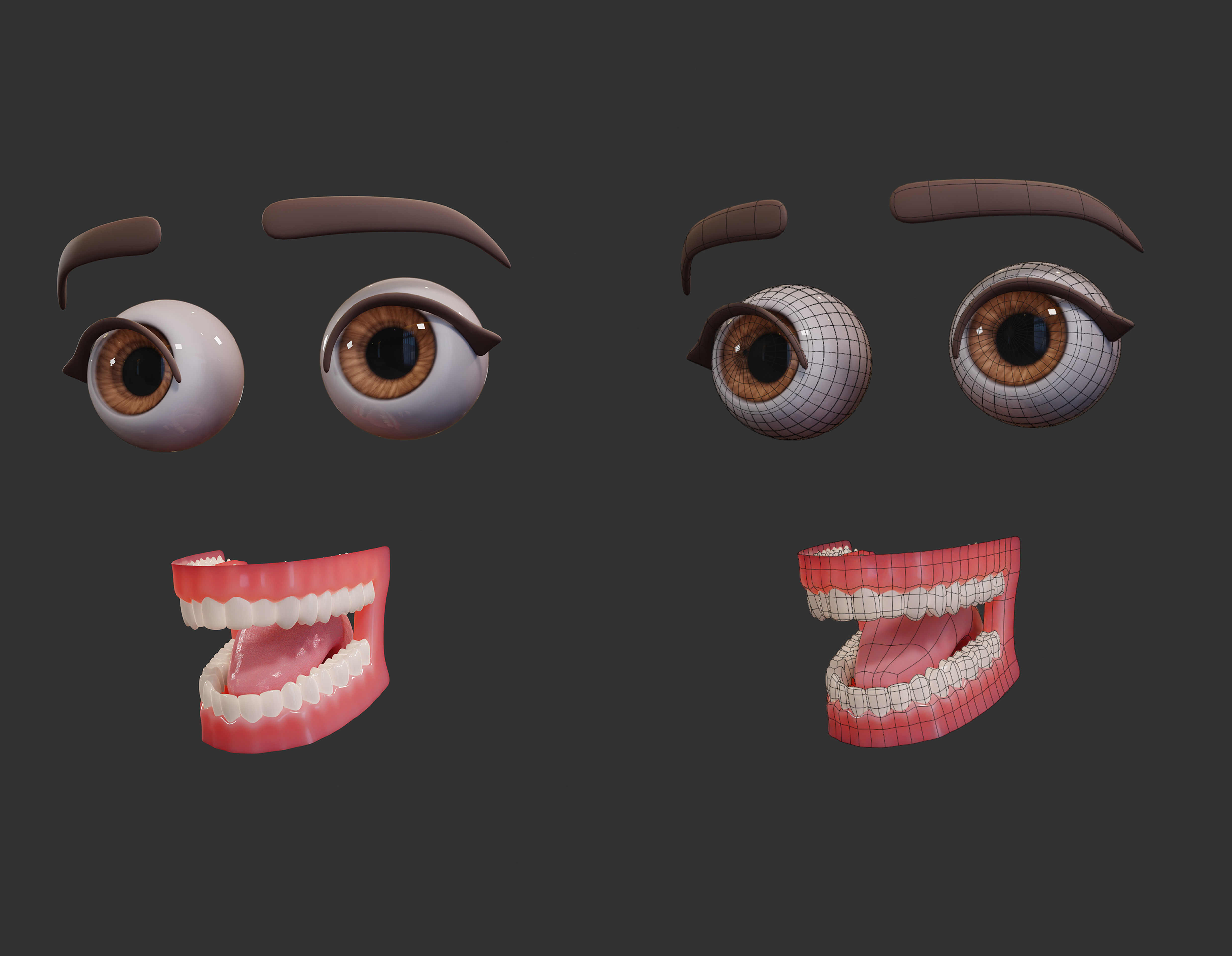 Stylized Character Female Base Mesh 3D model 3D model | CGTrader