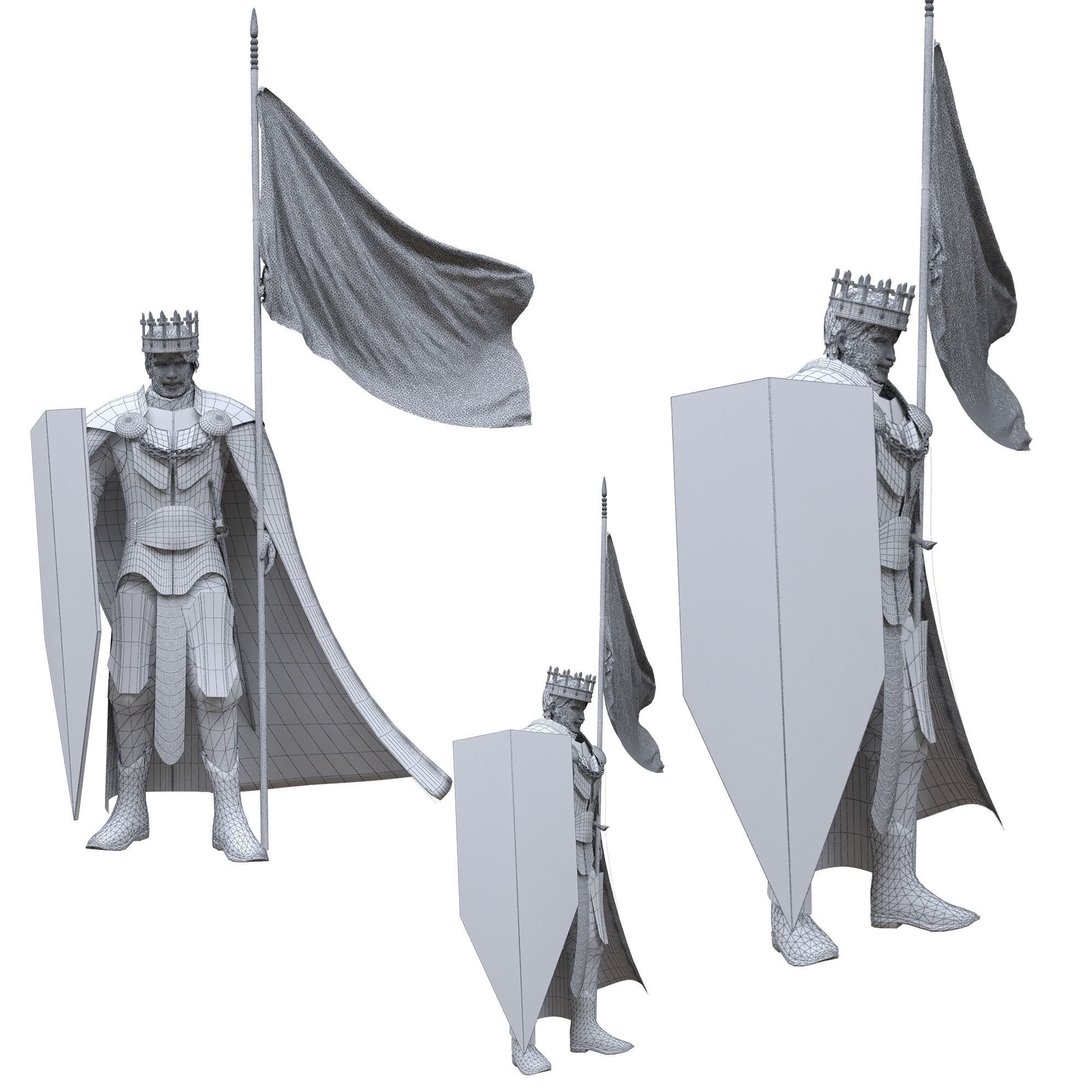3D model King Arthur VR / AR / low-poly | CGTrader