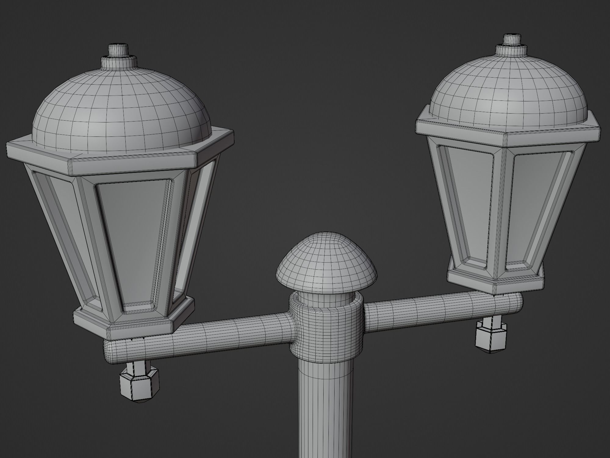 Cartoon Street Light 8 3D model | CGTrader