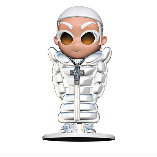 Pope Francis Moncler Balenciaga Nike Puffer Papa Francesco 3D model 3D ...