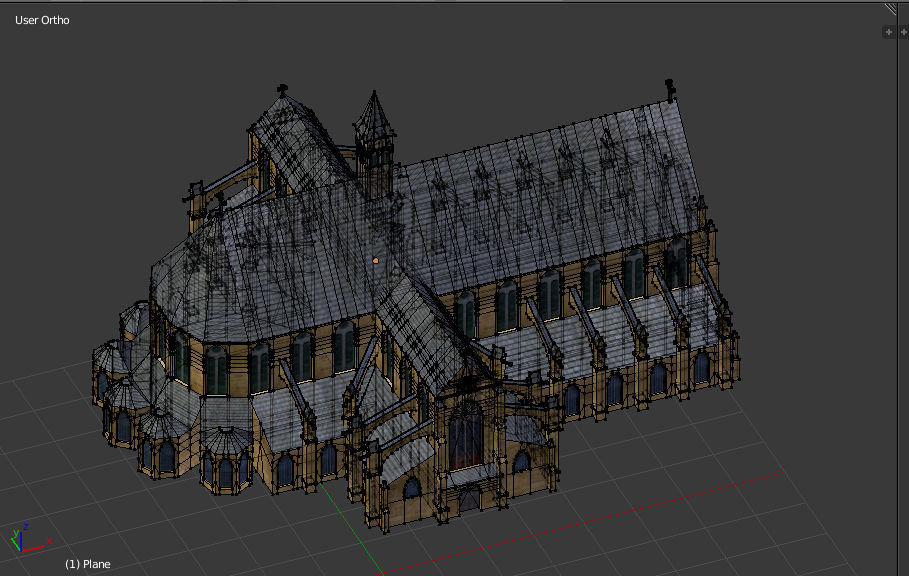 Medieval cathedral 3D model | CGTrader