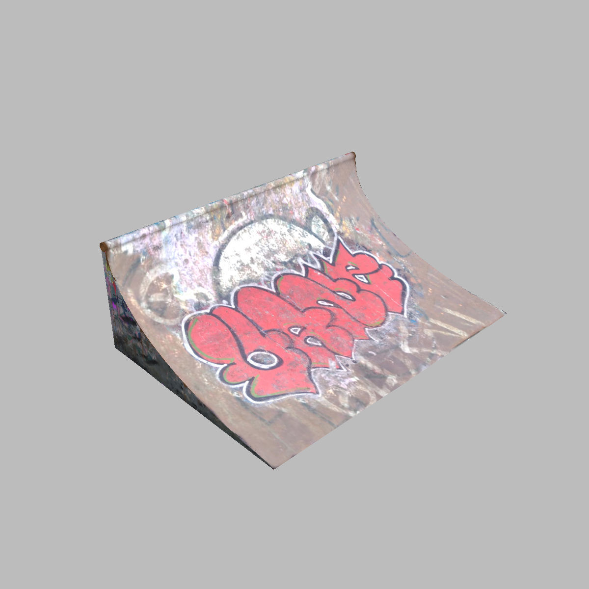 Skate Park - Quarter Pipe Ramp 3D model | CGTrader