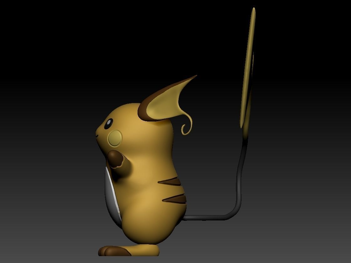 Pikachu entire evolution line 3D model 3D printable | CGTrader