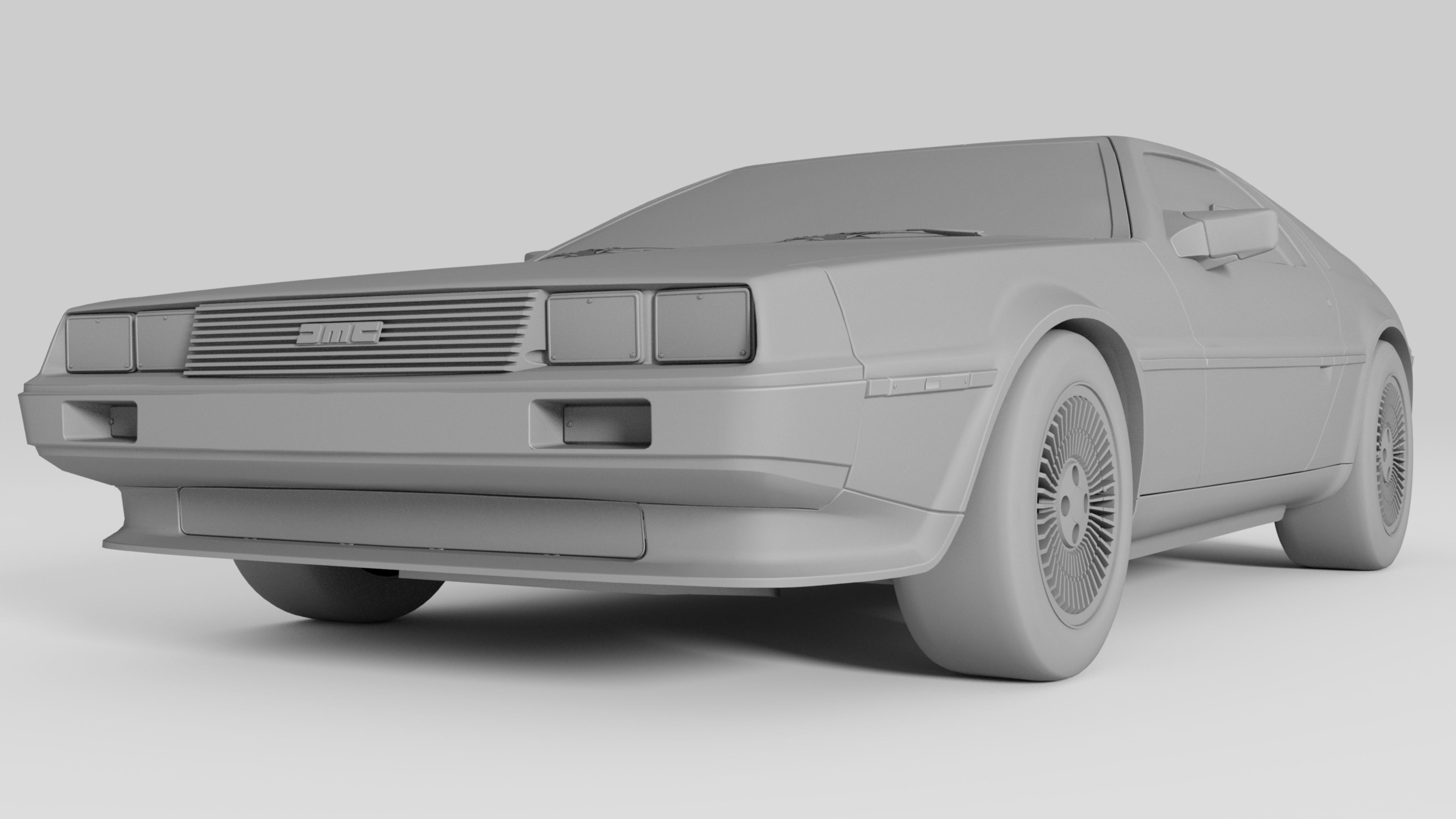 DeLorean DMC-12 V8 3D model | CGTrader